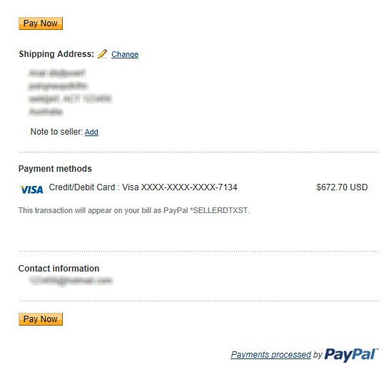 Datatronics Technology, Inc. :: Payment